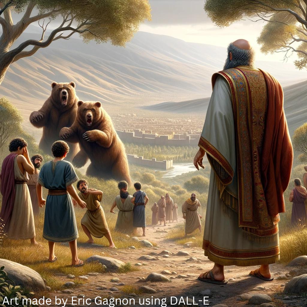Why were 42 small boys (young men?) torn by bears for ridiculing Elisha ...